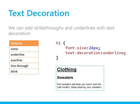 Line Through Css Свойство Text Decoration Line Справочник Html Css