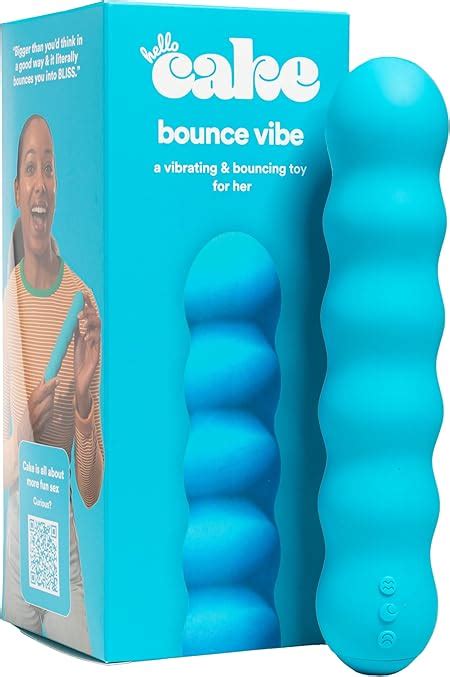 Hello Cake Bounce Vibe Personal Massager With 16 Bouncing