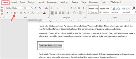 Ways To Underline In Microsoft Word