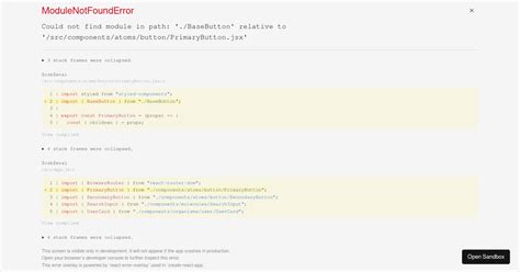 Atomic React Codesandbox