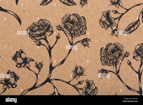 Concept Abstract Floral Seamless Pattern Flora Surface Design Repeatable Motif With Stylized