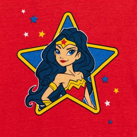 Dc Comics Justice League Wonder Woman Pajama Shirt And Pants Sleep Set