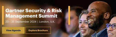Gartner Security And Risk Management Summit Uk Ai Security Automation