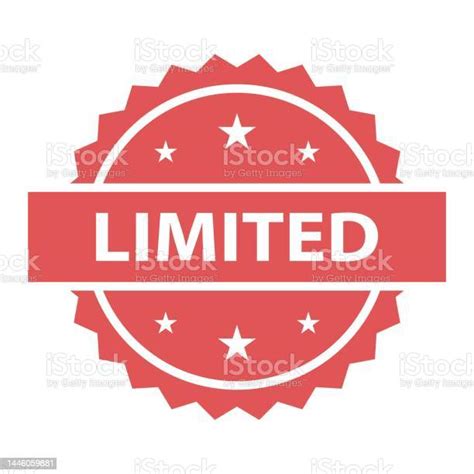 제한된 스탬프 씰 벡터 배지 아이콘 템플릿 흰색 배경에 고립 된 그림 고급에 대한 스톡 벡터 아트 및 기타 이미지 고급 고무도장 곡선 Istock
