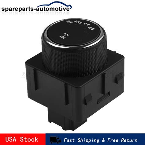 For 2008 2014 Gmc Chevrolet 25878425 Transfer Case Selector Switch Knob