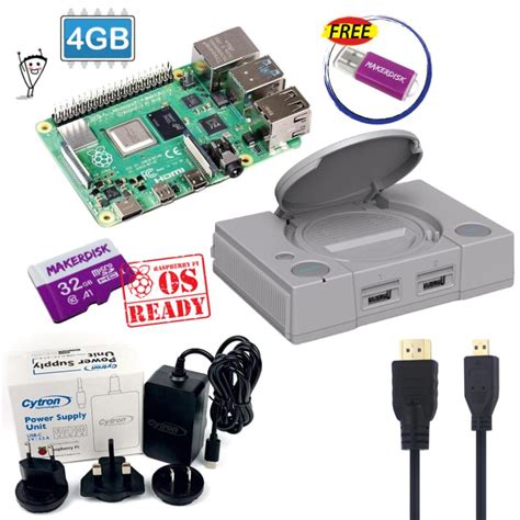 Raspberry Pi Model B With RetroFlag PiStation Case Bundles