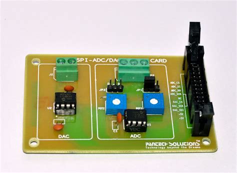 SPI ADC DAC Interface Card