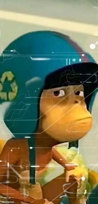 Futuristic Monkey Wallpaper Free Download