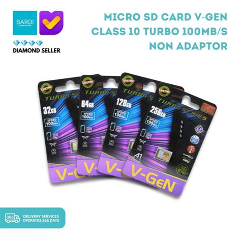 Promo Micro Sd V Gen Class 10 Turbo 100mb S Non Adaptor Memory Card 64gb Jakarta Utara