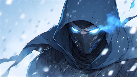 Sub Zero Glowing Eyes Desktop Wallpaper Sub Zero Wallpaper 4k