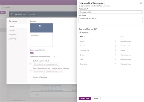 set up mobile offline for model driven apps power apps microsoft learn