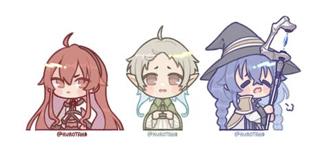 Roxy Migurdia Eris Greyrat And Sylphiette Mushoku Tensei Drawn By Kurotak Danbooru