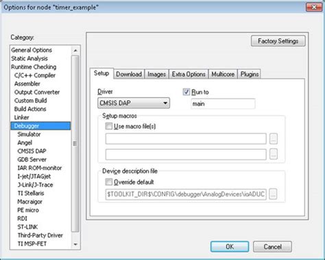 Using Keil Or Iar Tools With Adicup3029 Analog Devices Wiki