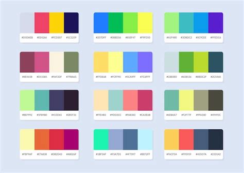 Premium Vector Pantone Colour Palette Catalog Samples In Rgb Hex