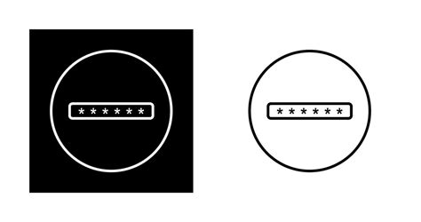 Password Field Vector Icon 26465129 Vector Art At Vecteezy