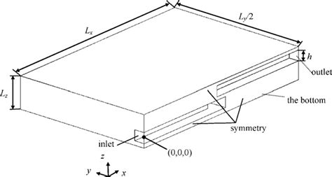 computation domain of the microreator with constructal tree shaped