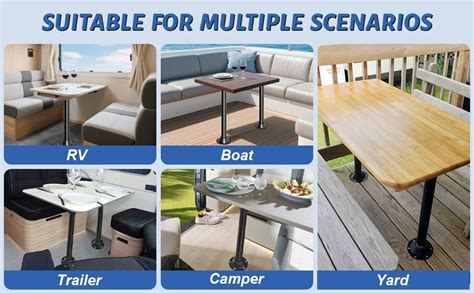 Hobuska 27‘ Rv Table Leg And Base Mount Set Camper Table
