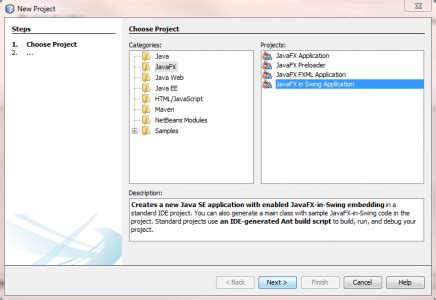 Integrating JavaFX With Swing The JFXPanel