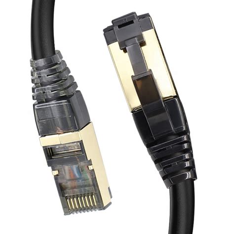 Cat8 Round Sftp Patch Cord Rj45 Ethernet Cable