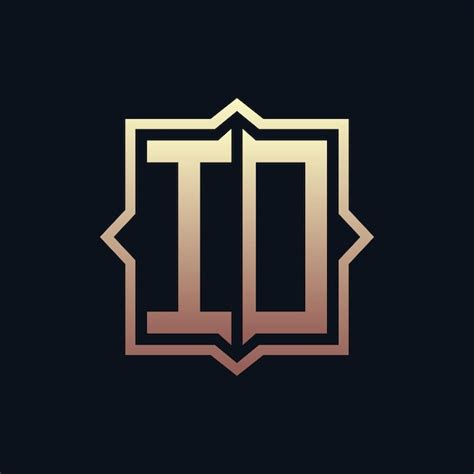 Premium Vector Luxury Initial Io Monogram Logo Design Elegant Emblem