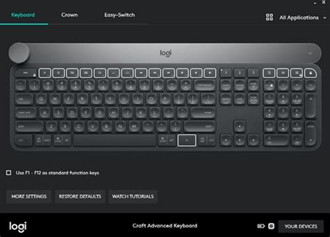 Customize And Use The Craft Keyboard F Keys Logitech Support Download