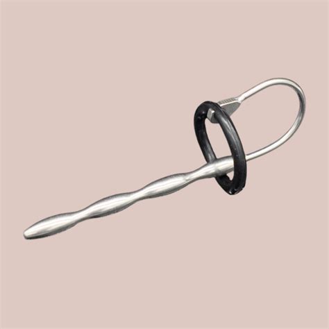 Urethral Sound Rod With Silicone Rings House Of Chastity