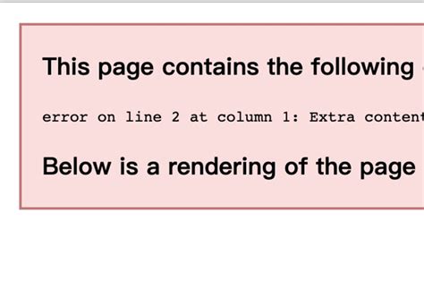His Page Contains The Following Errors