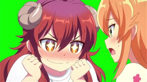 [Machikado Mazoku] Shamiko WAKU WAKU [Green Screen] - YouTube