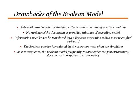 PPT The Boolean Model PowerPoint Presentation Free Download ID