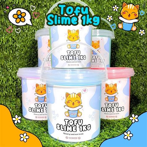 Jual Slime Tofu 1000 Ml Slime Tofu 1000 Ml Termurah Slime