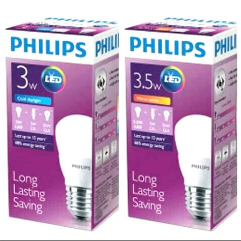 Jual Led Bulb 3 Watt Philips E27 Bulb Led 3 W Philips Cahaya Putih