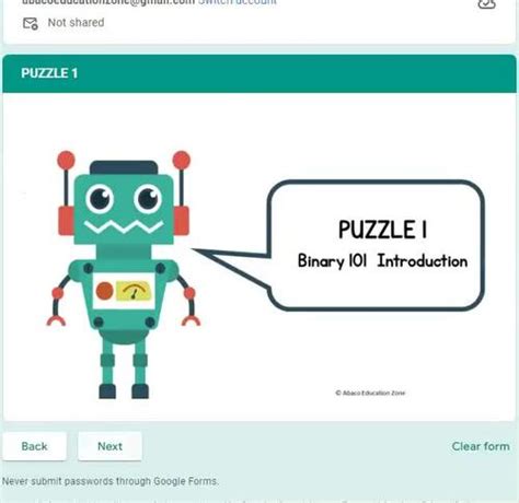 Lab Equipment Binary Code Activity By Abaco Education Zone Tpt