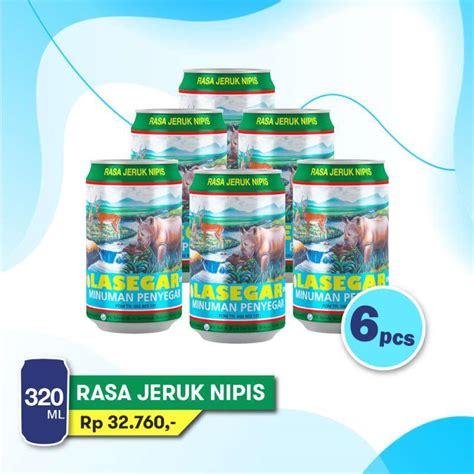Jual Lasegar Rasa Jeruk Nipis Minuman Penyegar 320 ML 6 Pcs Di Seller Warisan Hayam Wuruk