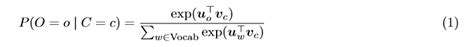 cs 224n assignment 2 word2vec written部分） for all u compute the