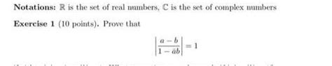 [answered] notations r is the set of real numbers c is the set of kunduz