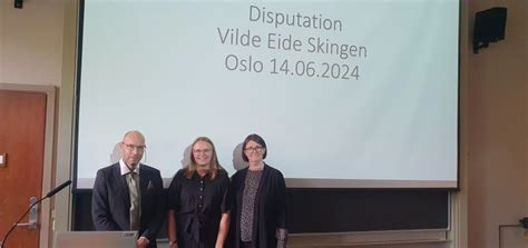 Heidi Lyng On Linkedin Congratulation To Vilde Eide Skingen For A Successful Phd Defense