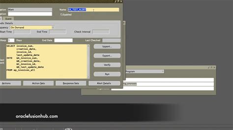 Oracle Alerts In Html Youtube