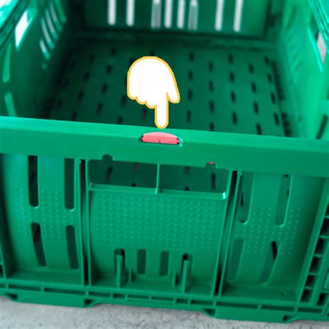 Manufacturer Folding Vegetable Large Collapsible Box Plastic Crate Basket Moving Fruit Storage