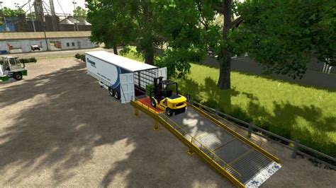 FS25 Loading Ramp With Dock Leveler V1 3 Farming Simulator 19 17 15 Mod