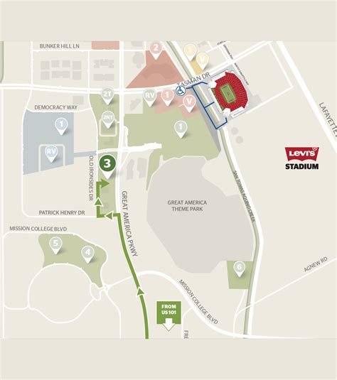 Parking Lot Maps Levis® Stadium