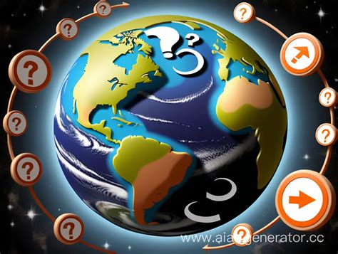 Celebrities And Question Marks Spinning Around The Earth Ai Art Generator
