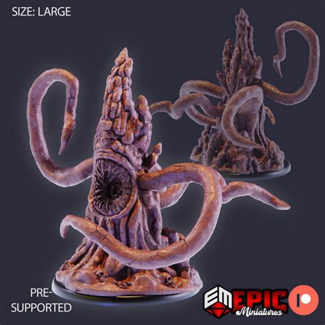 3d Printable Tentacle Rock Stone Pillar Mimic Disguised Cave