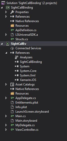 Cannot Refer The Binding Project In Xamarinios Project Stack Overflow