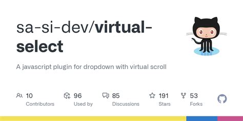 Issues · Sa Si Devvirtual Select · Github