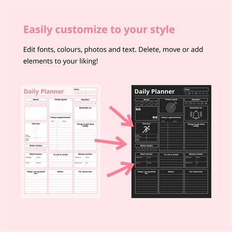 ADHD Workbook Template Canva Pink ADHD Worksheets For Coaching Template Pack Printable ADHD