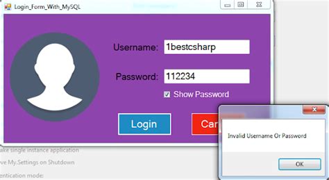 Vbnet Login Form With Mysql Bahasa Pemrogaman