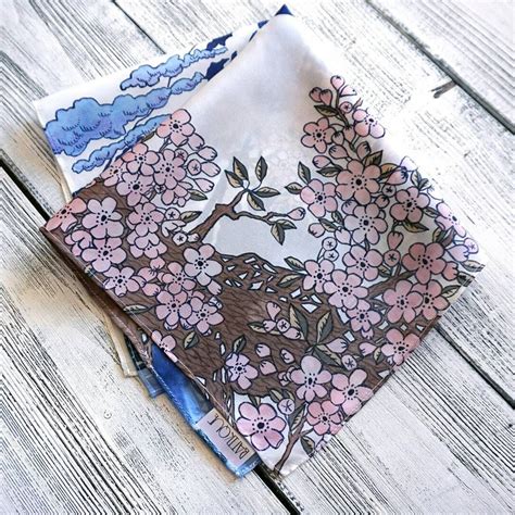 Мужской платок-паше "Гора Фудзи" #платок #мужскойплаток #платокпаше # ...