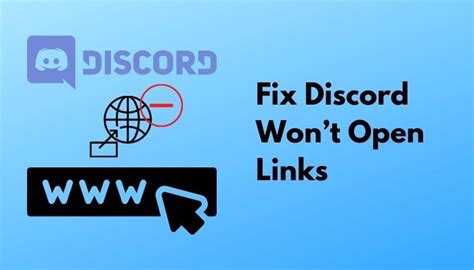 Easiest Ways To Fix Discord Wont Open Links