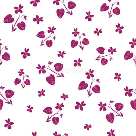 Seamless Pattern With Viole Stock Vector Illustration Of Odour Culture 83251810