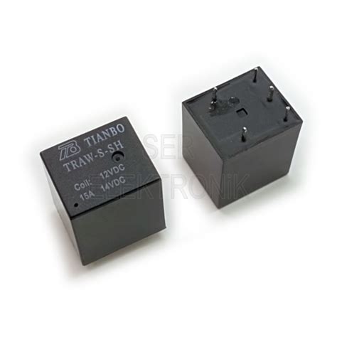 Tianbo Traw S Sh 15a 12v Otomotiv Röle Ser Elektronik